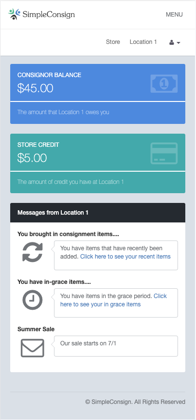 Consignor and vendor management | SimpleConsign